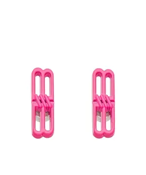 Balenciaga Bb Pattern Stud Earrings