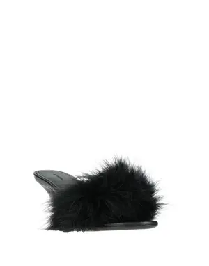 Balenciaga Pointed-toe Feather High-heel Sandals