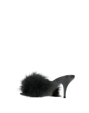 Balenciaga Pointed-toe Feather High-heel Sandals