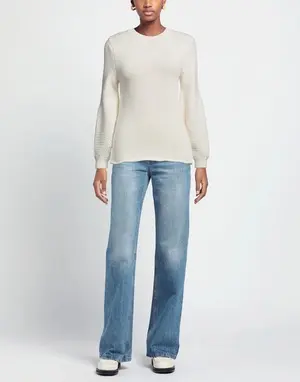 Chloé Solid Color Crew Neck Knit Sweater