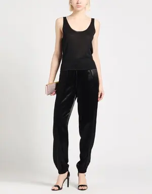 Saint Laurent Metallic Knit Sleeveless Top