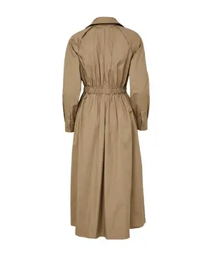 Max Mara Belted Midi Dress - Brown