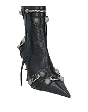 Balenciaga Pointed-toe Leather Ankle Boots