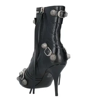 Balenciaga Pointed-toe Leather Ankle Boots