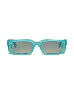 GANNI Rectangular Plastic Sunglasses - Gray