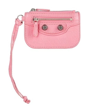 Balenciaga Solid Color Leather Bag - Pink