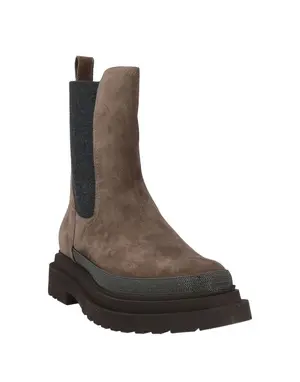 Brunello Cucinelli Suede Chelsea Boots