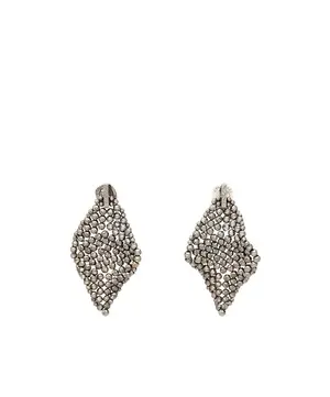 Brunello Cucinelli Crystals Earrings - Yellow