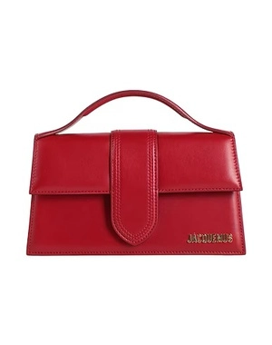 Jacquemus Medium Shiny Leather Shoulder Bag - Red