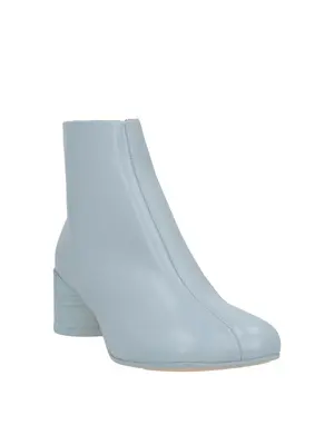 MAISON MARGIELA Minimalist Square Toe Leather Ankle Boots