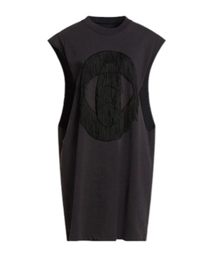 MAISON MARGIELA Solid-color T-shirt Skirt - Black