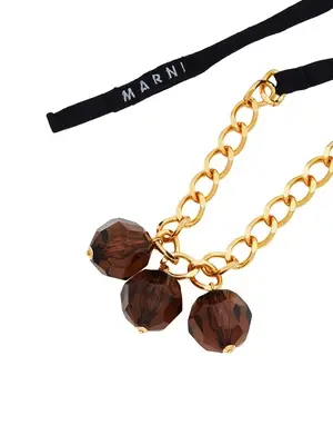 Marni Woven Pendant Necklace