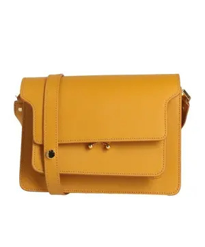 Marni Solid-color Flap Shoulder Bag - Orange