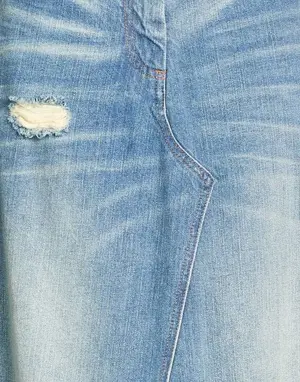 MAISON MARGIELA Washed Denim A-line Skirt