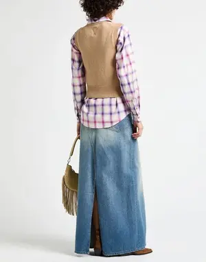 MAISON MARGIELA Washed Denim A-line Skirt