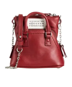 MAISON MARGIELA Plain Colour Across-body Bag - Red