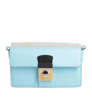 MAISON MARGIELA Two-tone Shoulder Bag - Blue
