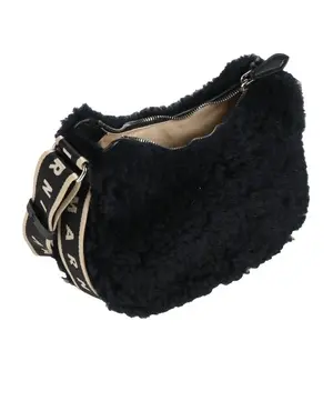 Marni Medium Lamb Fleece Shoulder Bag