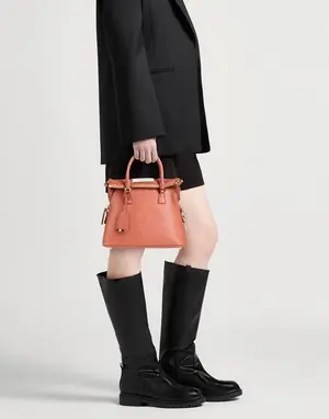 MAISON MARGIELA Pebbled-leather Handbag