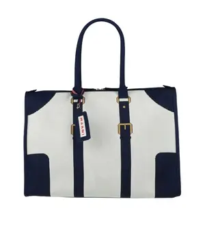 Marni Multicolor Woven Tote Bag