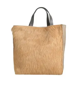Marni Two-tone Medium-sized Handbag - Nude