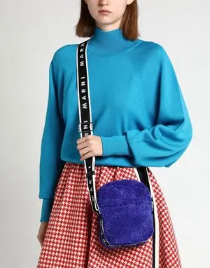 Marni Solid Color Velvet Small Bag