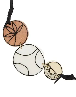 Marni Woven Pendant Necklace