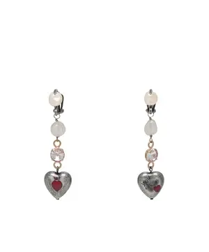 Marni Metal Earrings - Gray