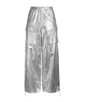MAISON MARGIELA Metallic Cargo Pants - Gray