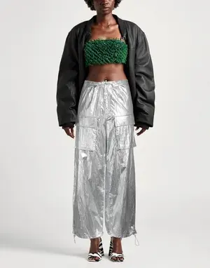 MAISON MARGIELA Metallic Cargo Pants - Gray