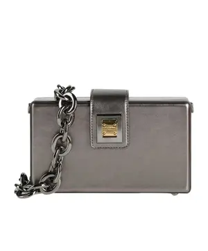 Dolce & Gabbana Plain Colour Across-body Bag - Gray