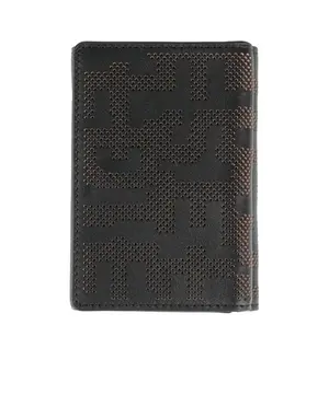 DIESEL® Printed Leather Wallet - Black