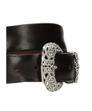Orciani Rhinestone-embellished Buckle Belt