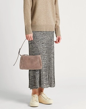 Brunello Cucinelli Suede Underarm Bag