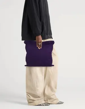MAISON MARGIELA Brushed-felt Handbag