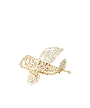 Chloé Metal Earrings - Yellow