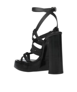 Saint Laurent Simple Leather Sandals