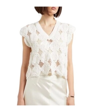 Brunello Cucinelli Short-sleeved V-neck Knitted Top