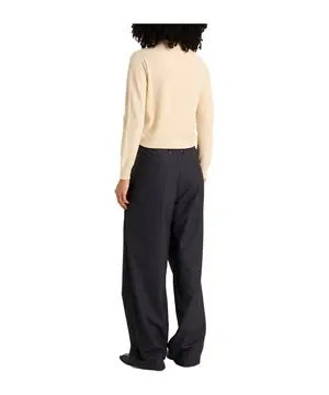 MAISON MARGIELA Solid Color Wool Knit Sweater
