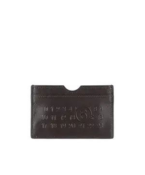 MAISON MARGIELA Fashion Leather Card Holder - Black
