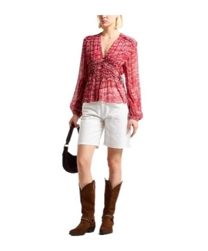 Isabel Marant Étoile Chiffon Ruffled Blouse