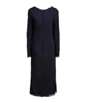 Marni Solid Color Long Sleeve Dress