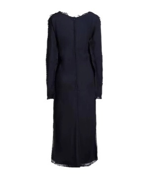 Marni Solid Color Long Sleeve Dress