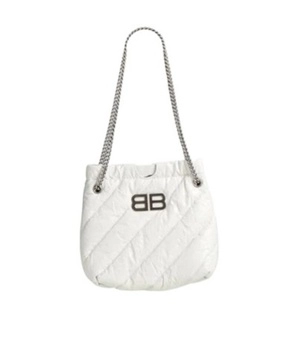 Balenciaga Medium Solid Color Tote Bag - White