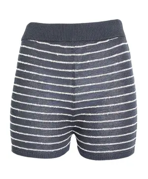 Brunello Cucinelli Lightweight And Comfortable Striped Hot Pants