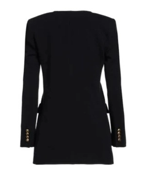 Saint Laurent Solid-color Lapel Suit Jacket