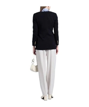 Saint Laurent Solid-color Lapel Suit Jacket