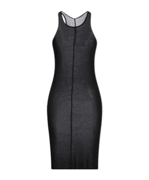 Rick Owens Simple Sleeveless T-shirt Dress