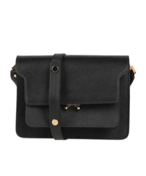 Marni Medium-sized Leather Bag - Black