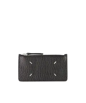 MAISON MARGIELA Solid-color Fashionable Wallet - Black